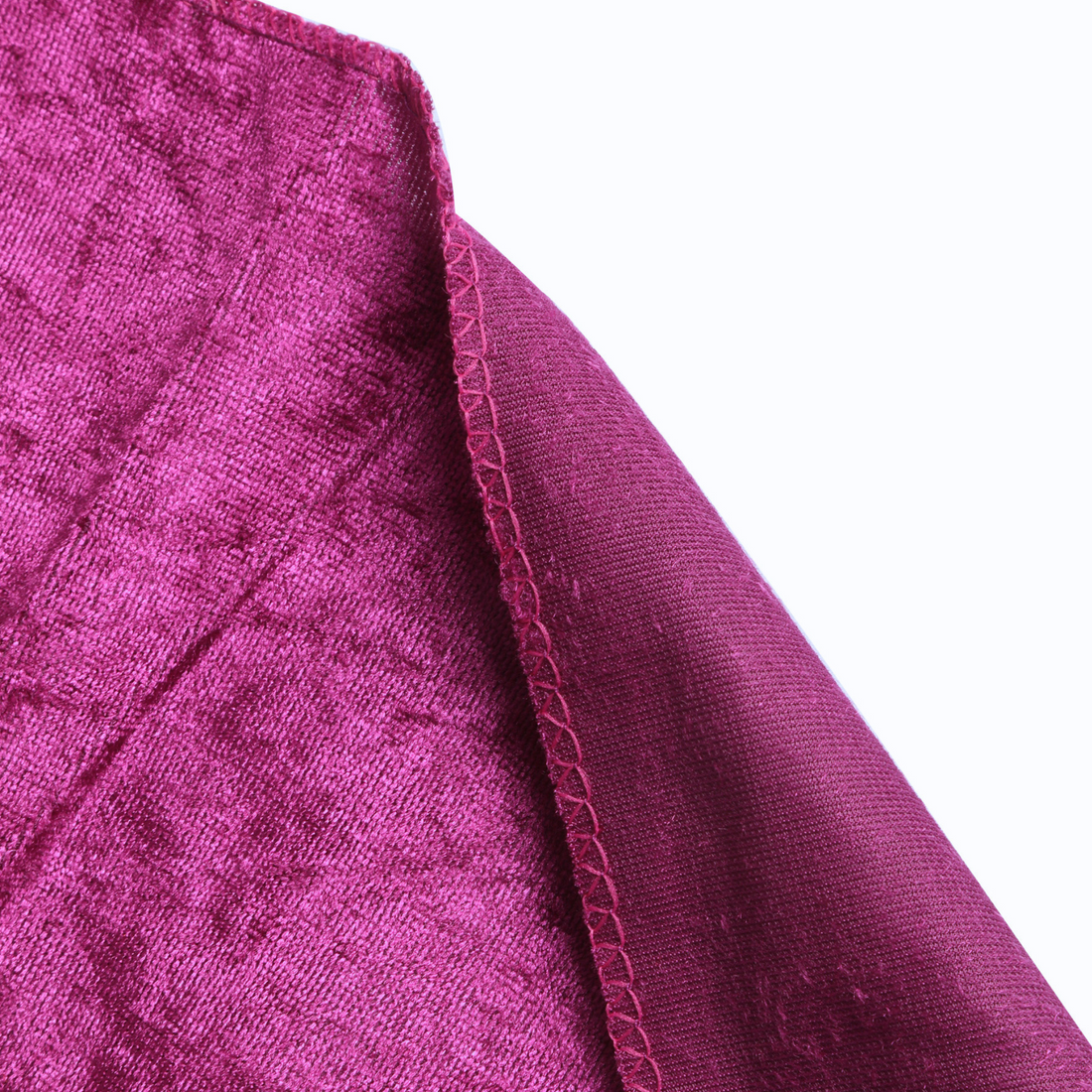 Velvet 132" Round Tablecloth - Magenta - CV Linens™