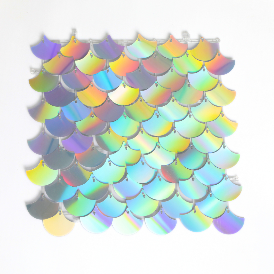 Mermaid Scale Sequin Wall Panel Backdrops (24 panels) - Iridescent ...