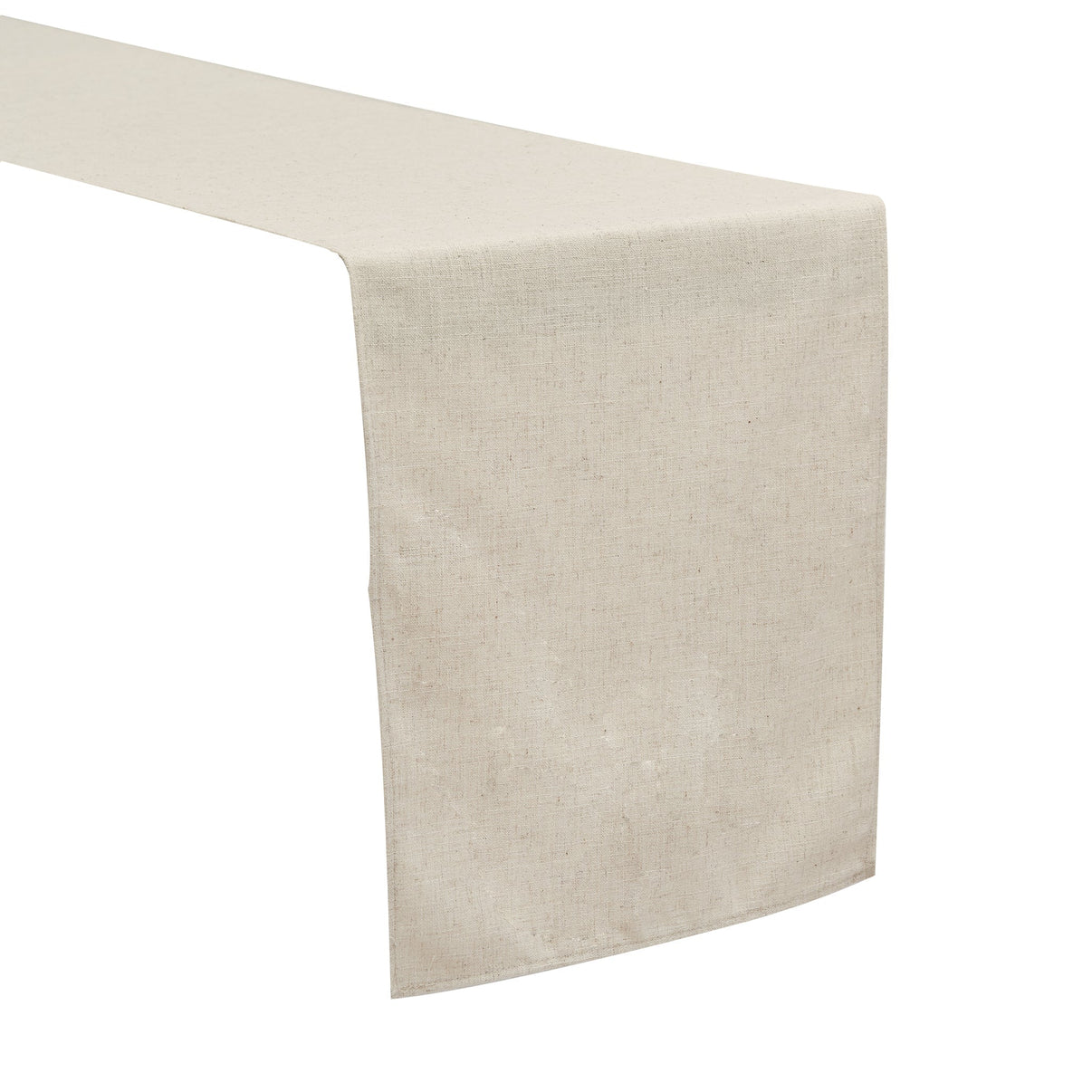 Premium Linen-Look Panama Weave Table Runner - Ivory - CV Linens™