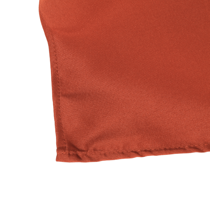 Premium Polyester Square 72" Overlay/Tablecloth - Rust - CV Linens™