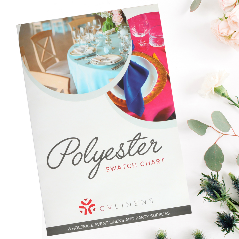 Polyester Swatch Chart - CV Linens™