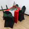 Velvet 90"x132" Rectangular Tablecloth Red - CV Linens™