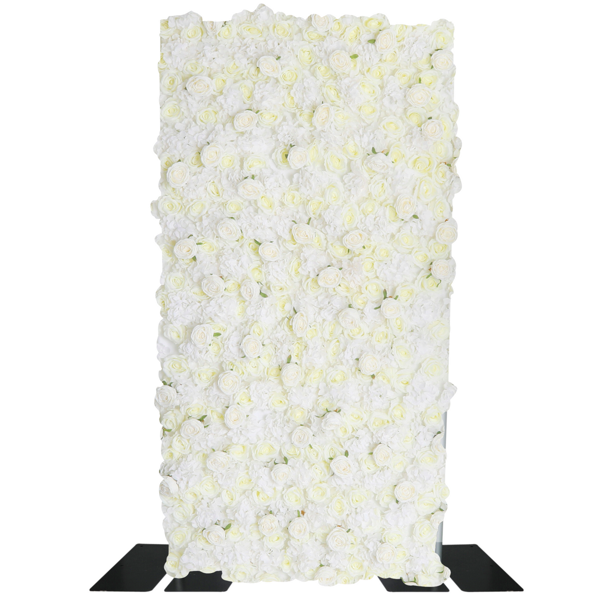 Roll Up Flower Wall Backdrop 8ft x 4ft - Ivory - CV Linens™