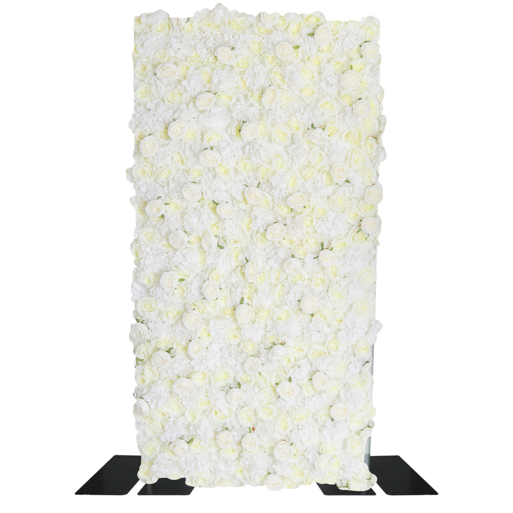 Roll Up Flower Wall Backdrop 8ft x 4ft - Ivory - CV Linens™