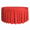 Red Velvet 132" Round Tablecloth - CV Linens™