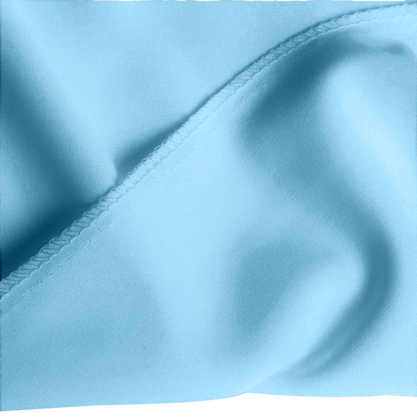 Baby Blue Scuba 90”x132” Rectangular Oblong Tablecloth - CV Linens™