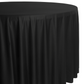 Scuba 120" Round Tablecloth - Black - CV Linens™