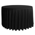 Scuba 120" Round Tablecloth - Black - CV Linens™