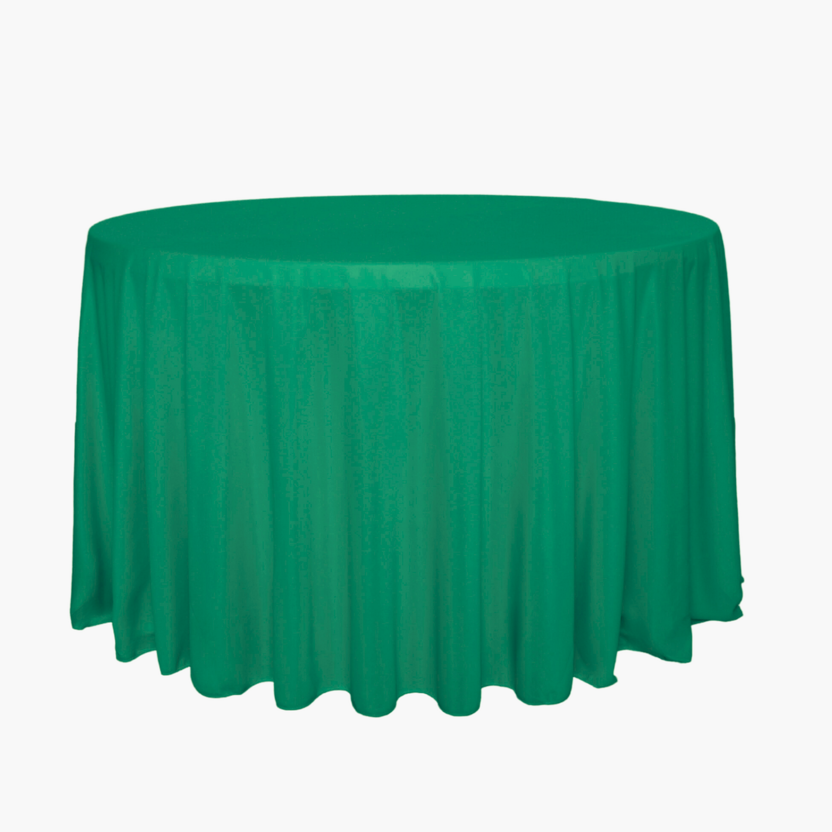 Scuba 120" Round Tablecloth - Emerald Green - CV Linens™