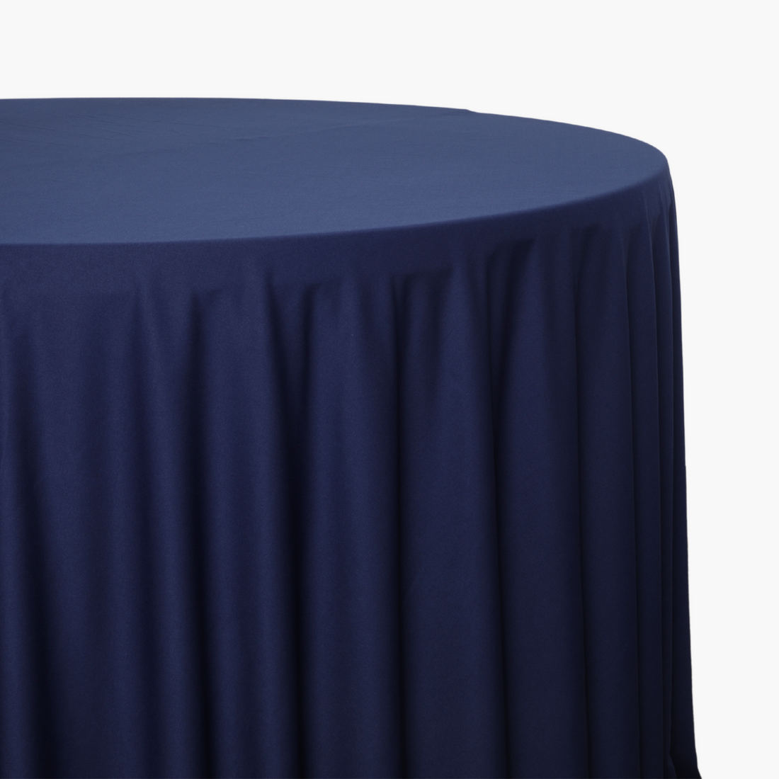 Scuba 120" Round Tablecloth - Navy Blue - CV Linens™