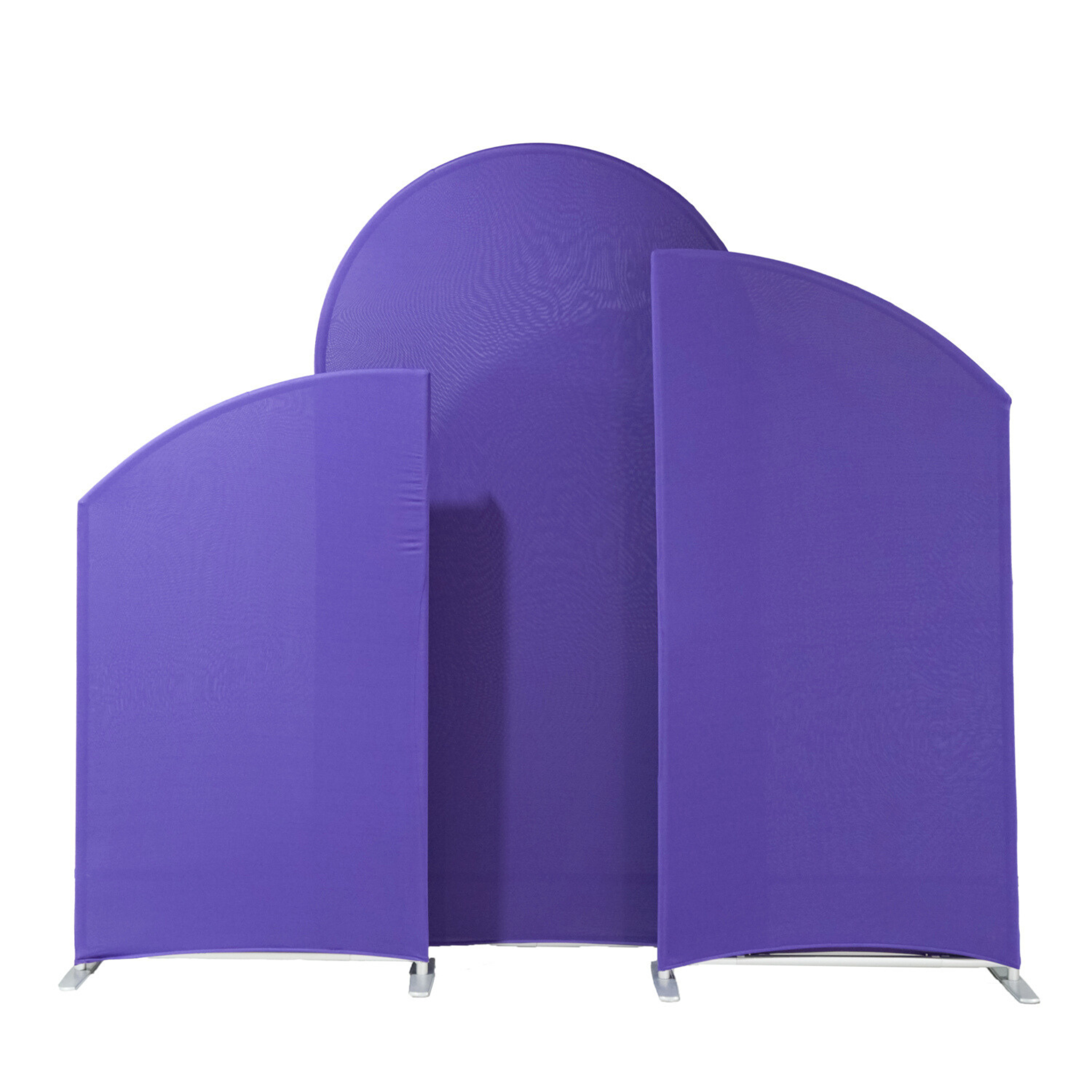 Purple Chiara Backdrop Cover for Frame Backdrop 3pc/set– CV Linens