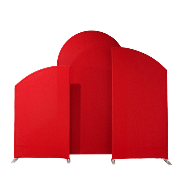 Red Chiara Backdrop Cover for Frame Backdrop 3pc/set– CV Linens