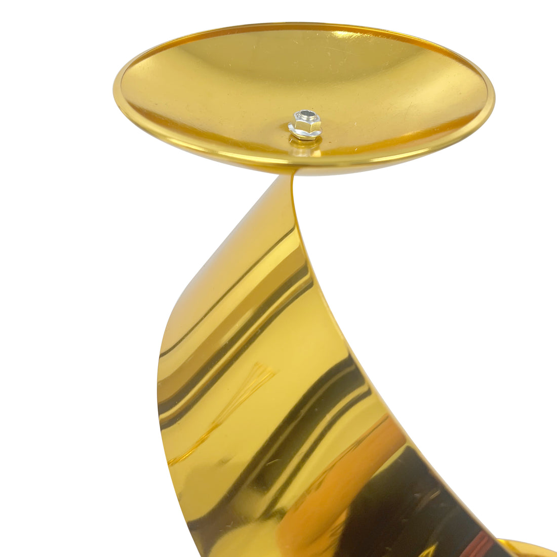 Spiral Ribbon Floral Centerpiece Stand - Gold - CV Linens™