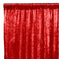 Velvet 16ft H x 52" W Drape/Backdrop Curtain Panel - Red - CV Linens™