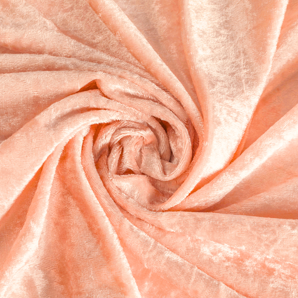 Velvet 90"x132" Rectangular Tablecloth Peach - CV Linens™