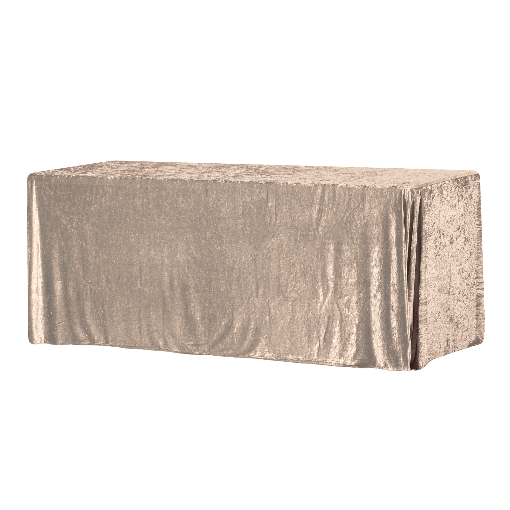 Velvet 90"x132" Rectangular Tablecloth - Beige - CV Linens™