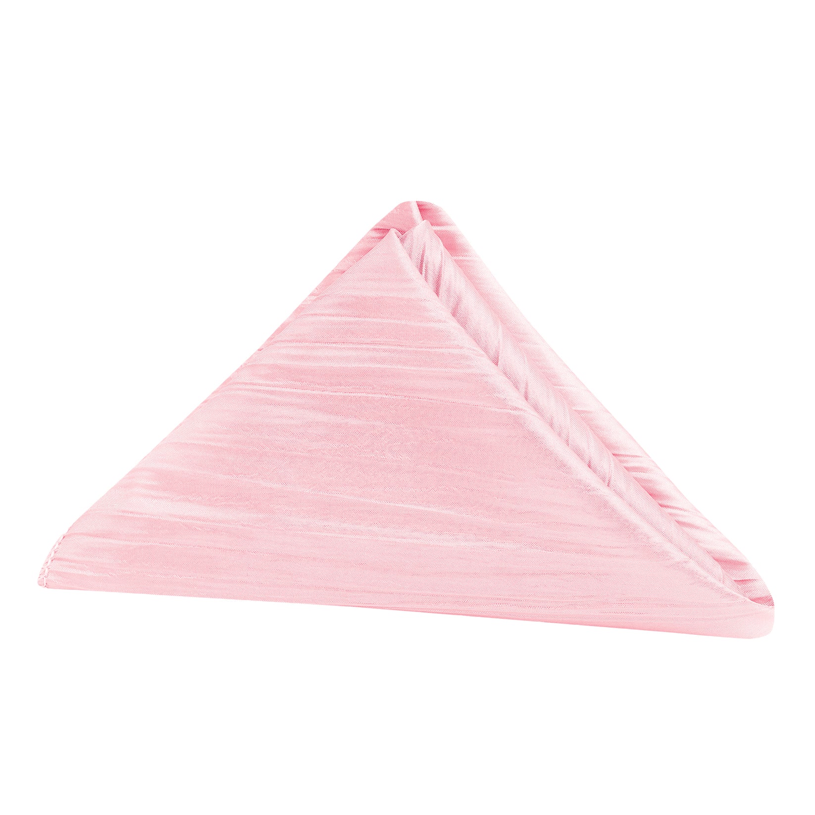 Accordion Crinkle Taffeta Napkin 20"x20" - Pink - CV Linens™