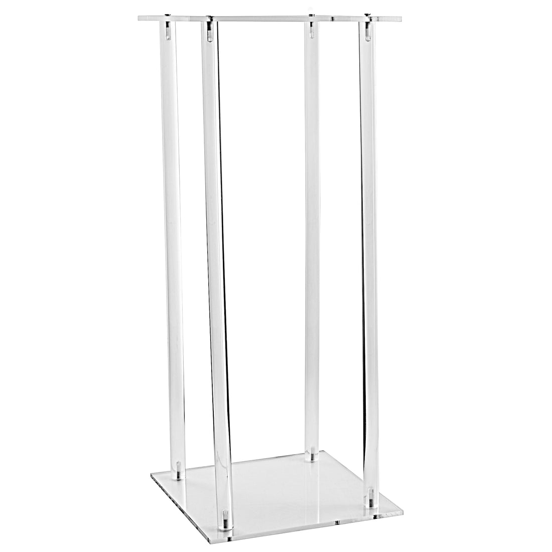 Modern Acrylic Clear Flower Stand Table Centerpiece 23.5" Height - CV ...