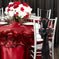 Satin 132" Round Tablecloth - Apple Red - CV Linens™