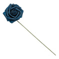 Artificial DIY Foam Rose Stems (50 pcs) - Navy Blue - CV Linens™