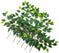 Artificial Silk Ficus Leaf Branches Spray 6 stems Bundle - CV Linens™