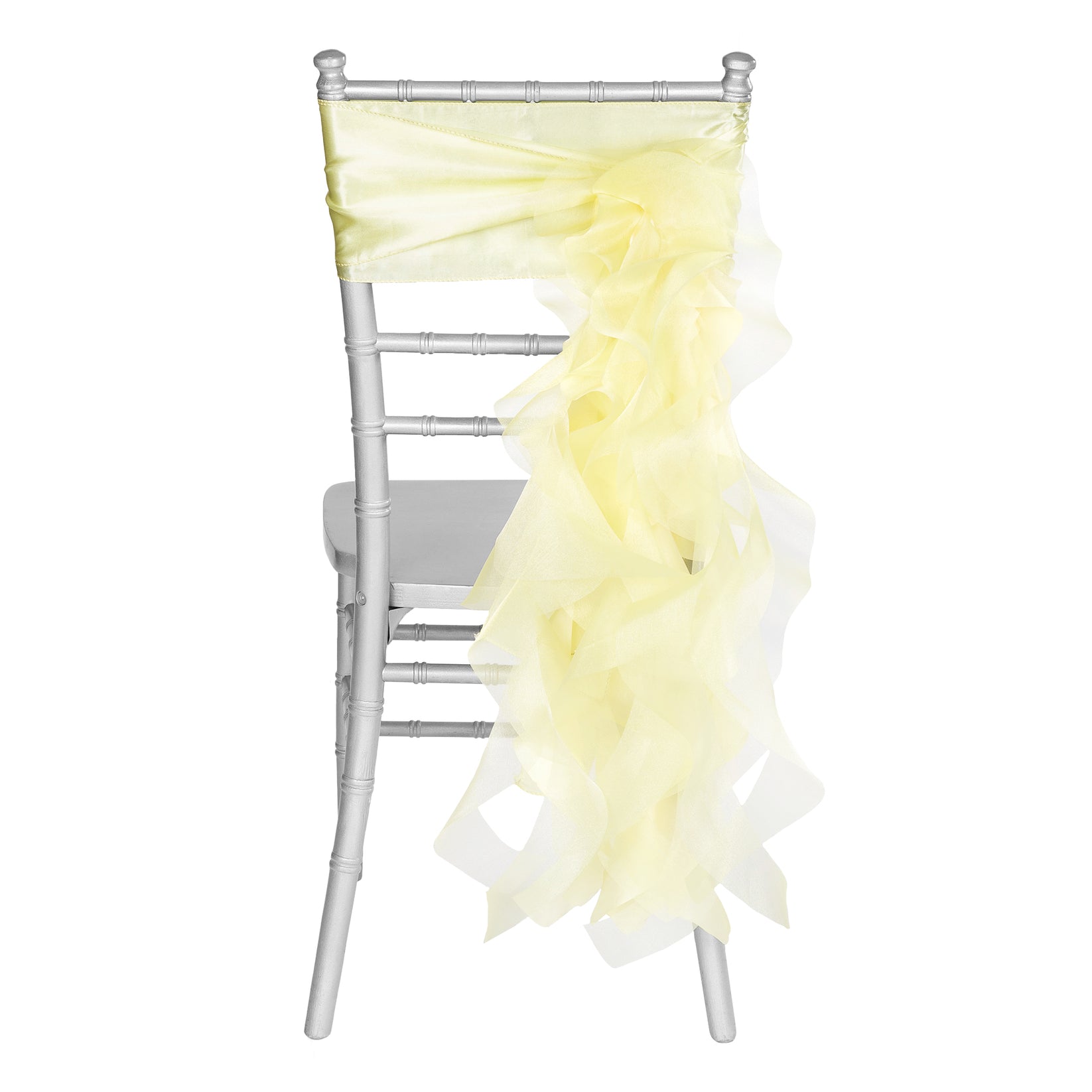 Curly Willow Chair Sash - Pastel Yellow - CV Linens™