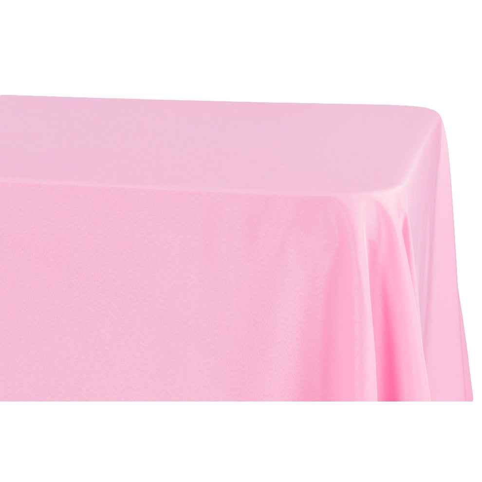 Economy Polyester Tablecloth 90"x132" Oblong Rectangular Pink - CV Linens™