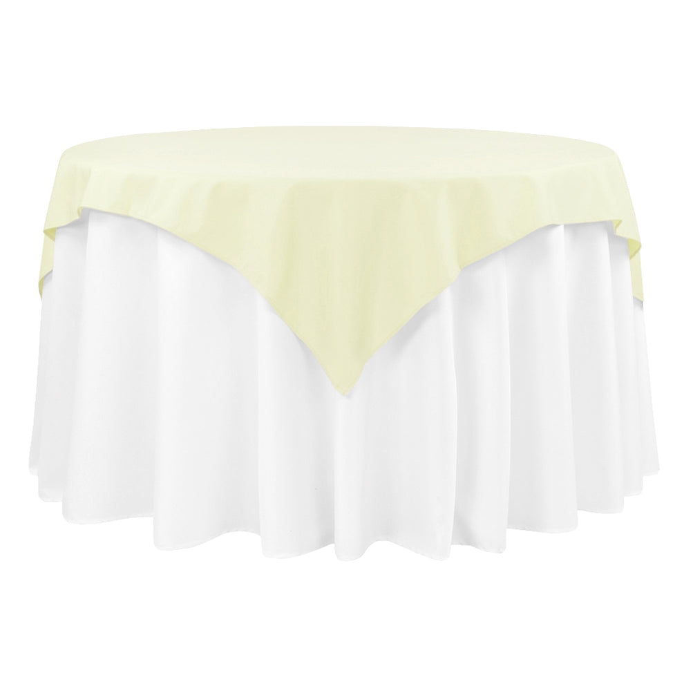 Economy Polyester Table Overlay Topper/Tablecloth 54"x54" Square ...