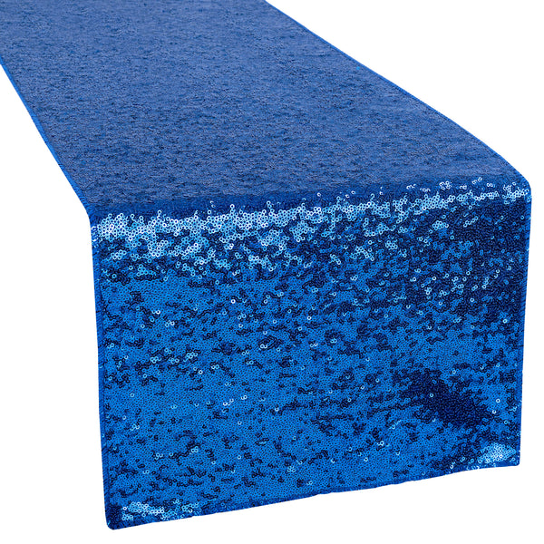 Royal Blue Glitz Sequin Table Runner - CV Linens™