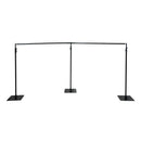 Height Adjustable Curved Backdrop Stand Kit 11ft x 13ft - CV Linens™