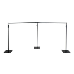 Height Adjustable Curved Backdrop Stand Kit 11ft x 13ft - CV Linens™