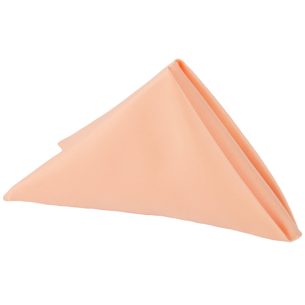 Peach Lamour Satin Napkin 20"x 20" - CV Linens™