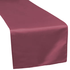 Lamour Satin Table Runner - Burgundy - CV Linens™