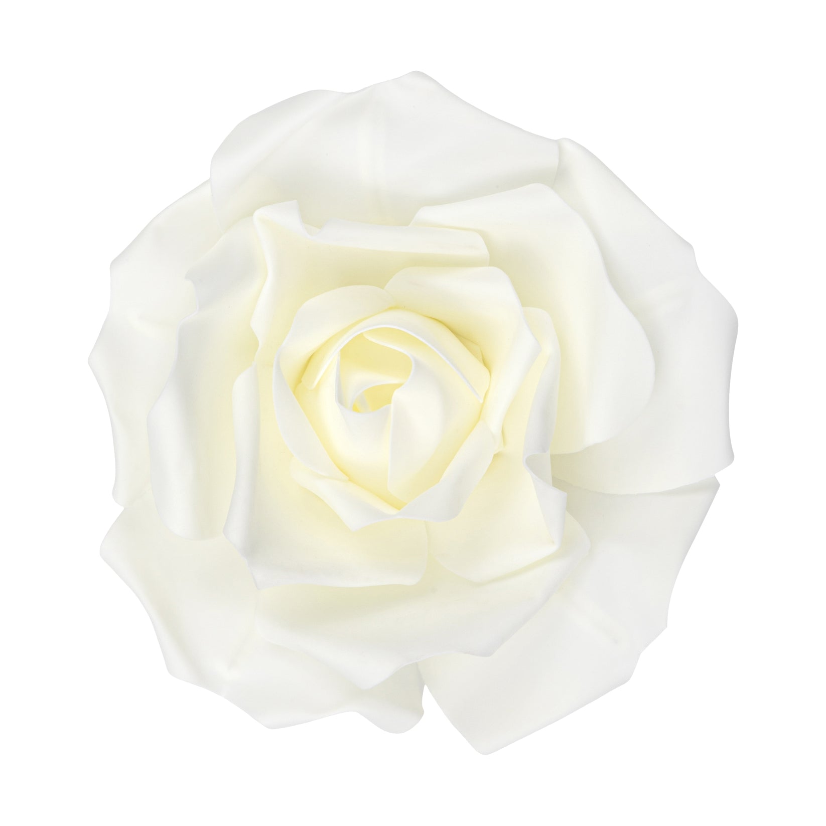 Large Artificial Foam Rose Wall Decor 30 cm - Ivory– CV Linens