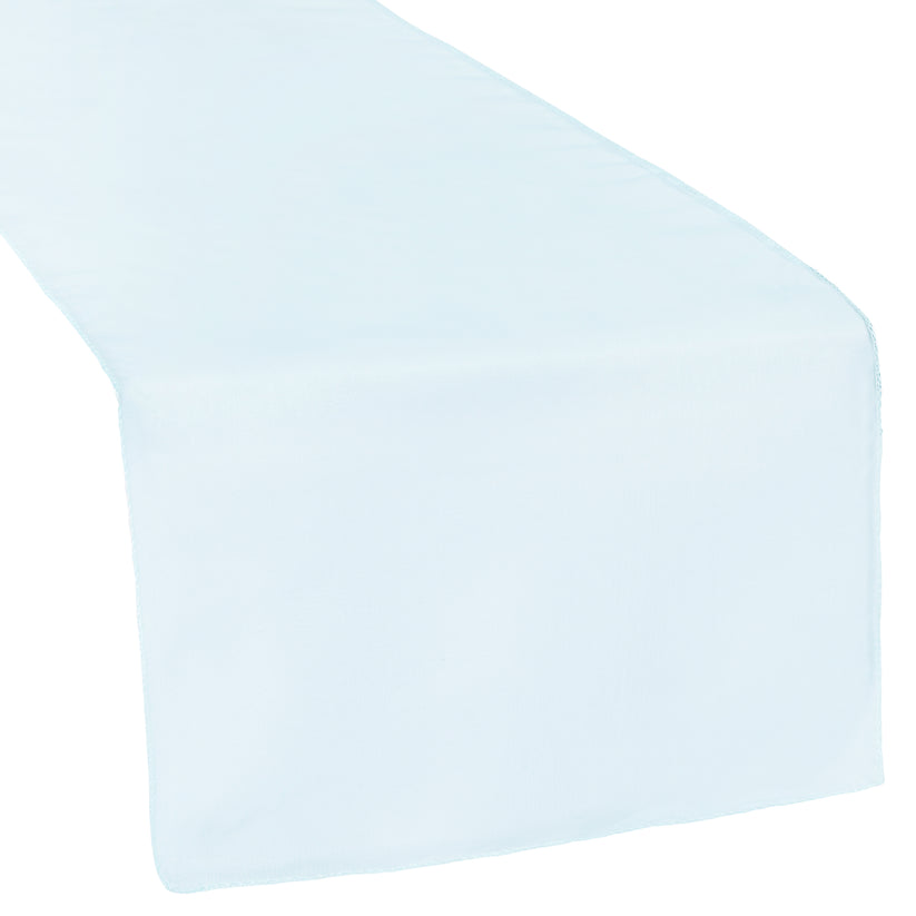 Organza Table Runner Baby Blue at CV Linens