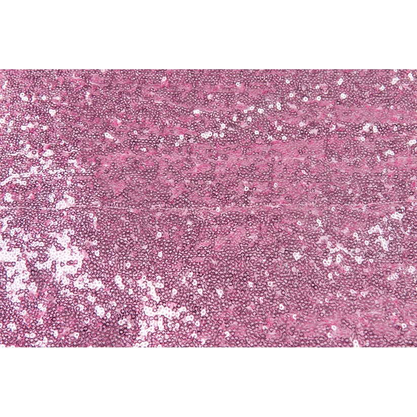 Glitz Sequin 10ft H x 52" W Drape/Backdrop panel - Pink - CV Linens™