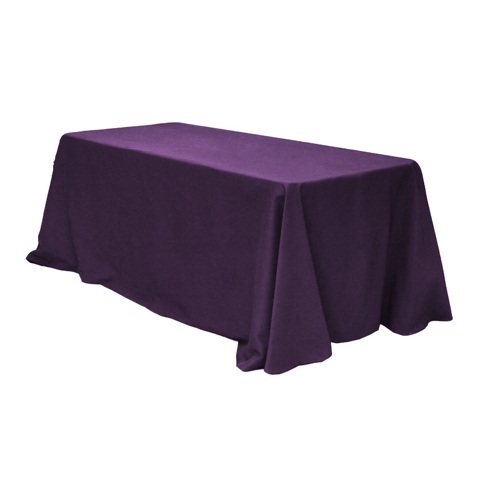 Eggplant/Plum 90"x132" Oblong Polyester Tablecloth - CV Linens™