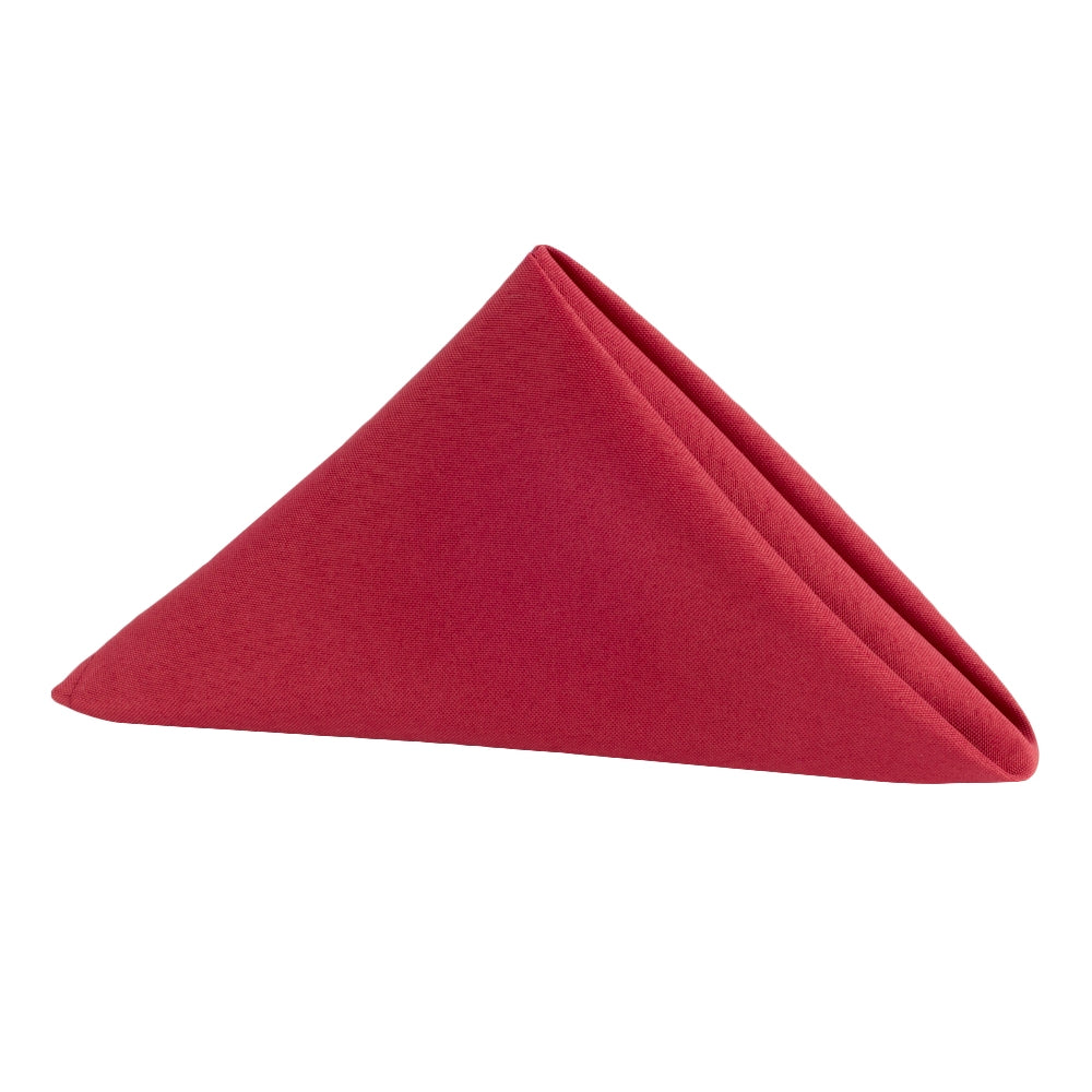 Polyester Napkin 20"x20" – Apple Red -CV Linens