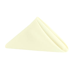 Ivory Premium Polyester Napkin 20"x20" - CV Linens™