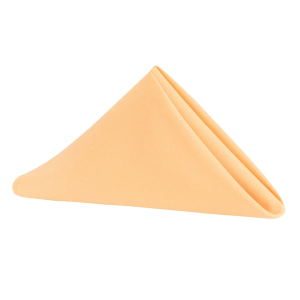 Peach Premium Polyester Napkin 20"x20" - CV Linens™
