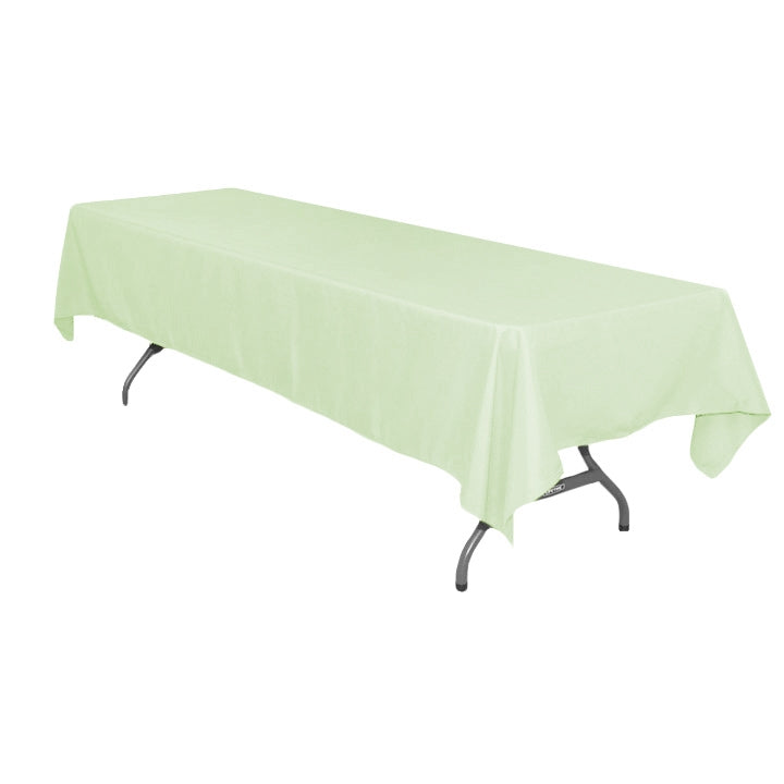 Rectangular Polyester Tablecloth 60"x126" - Sage Green - CV Linens