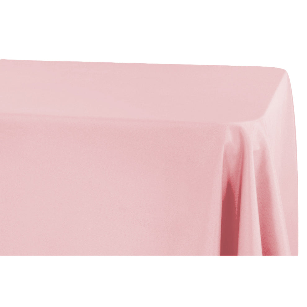 Dusty Rose/Mauve 90"x132" Oblong Polyester Tablecloth - CV Linens™