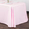 90"x132" Rectangular Oblong Premium Polyester Tablecloth - Pastel Pink ...