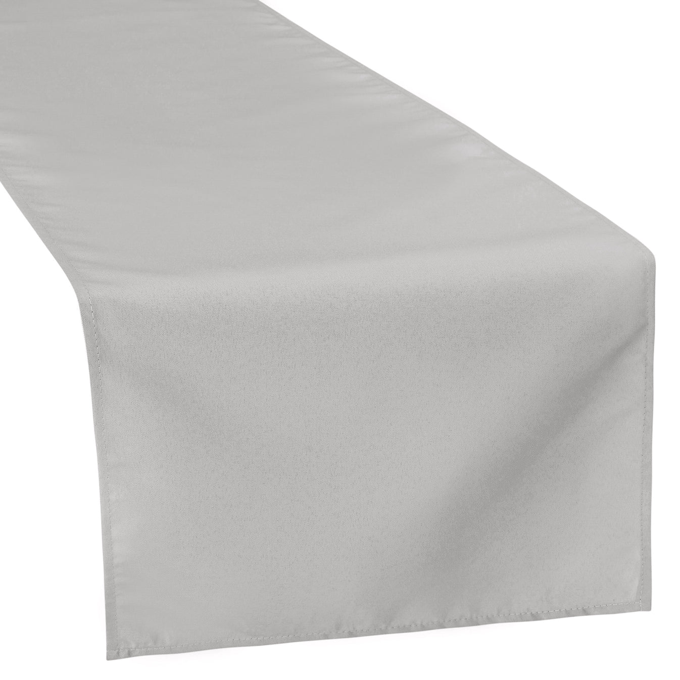 Polyester Table Runner - Gray/Silver - CV Linens™