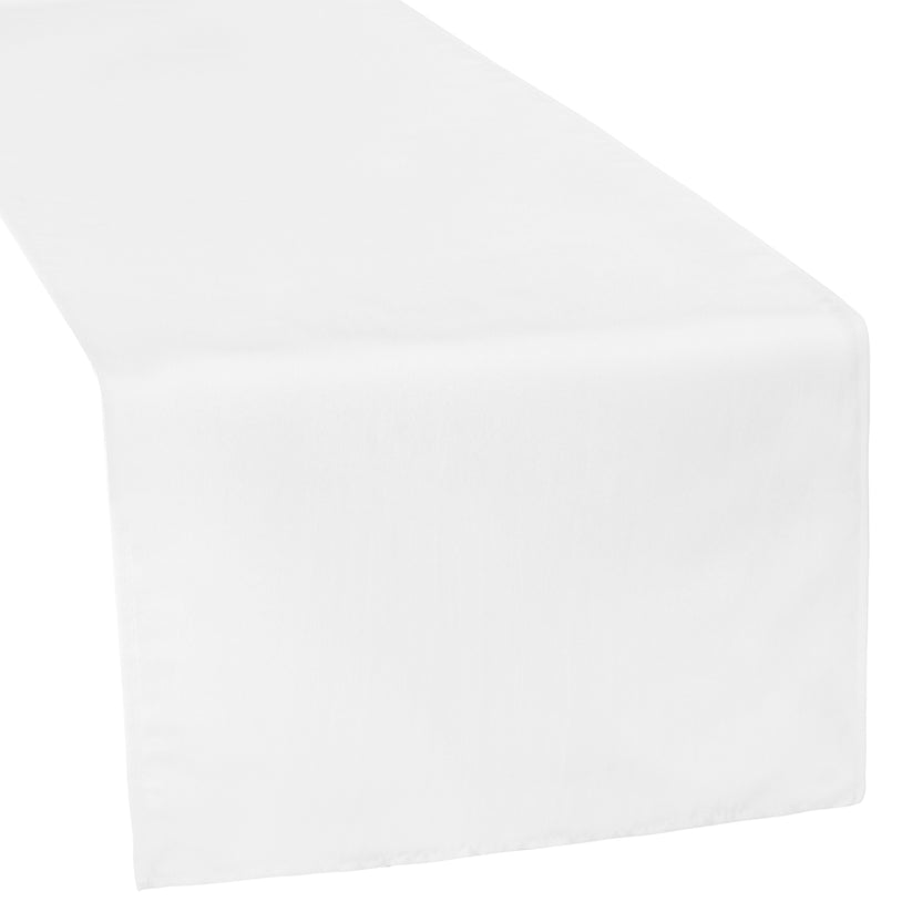 Polyester Table Runner | CV Linens™ - White