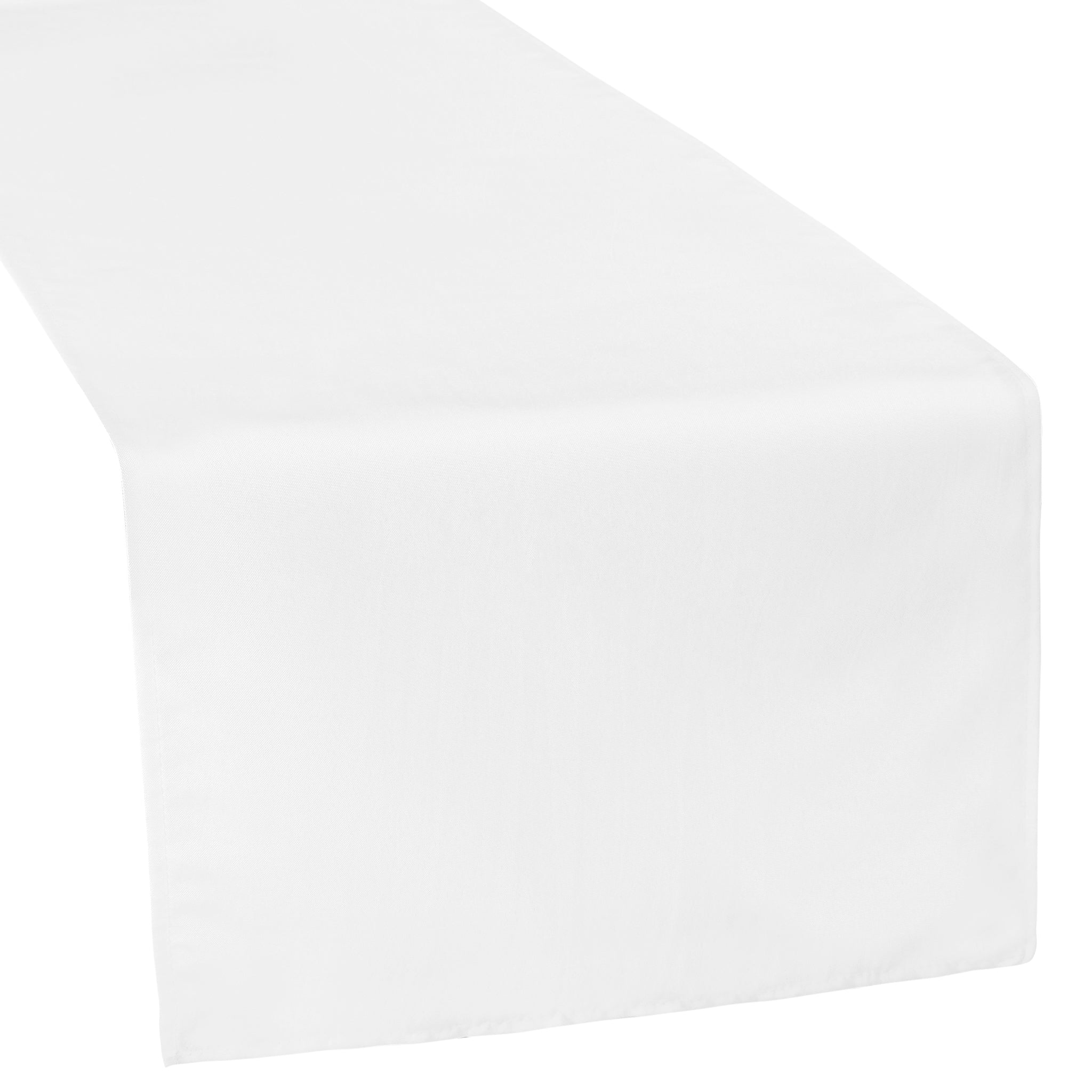 Beautiful Polyester Table Runner - White– CV Linens