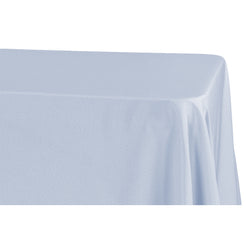 90"x132" Rectangular Oblong Premium Polyester Tablecloth - Dusty Blue ...