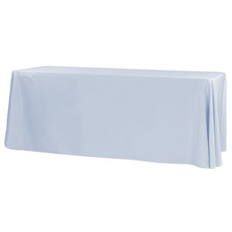 90"x156" Rectangular Oblong Polyester Tablecloth - Dusty Blue - CV Linens