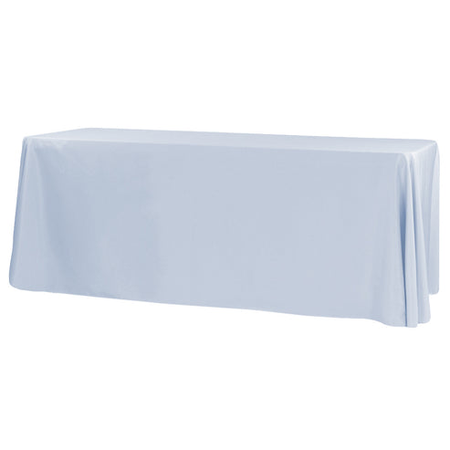 90"x156" Rectangular Oblong Polyester Tablecloth - Dusty Blue - CV Linens