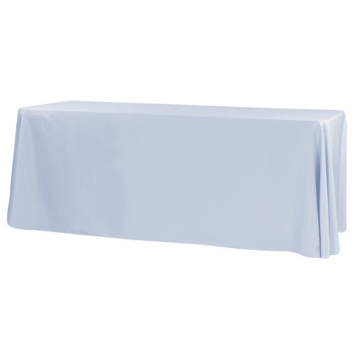 90"x156" Rectangular Oblong Premium Polyester Tablecloth - Dusty Blue ...